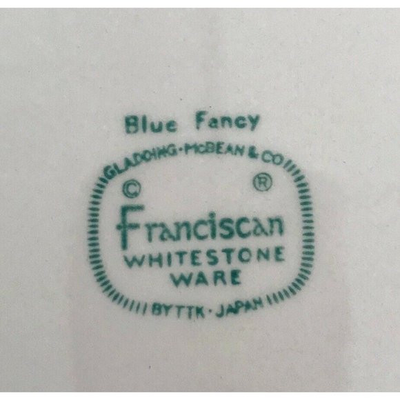 Franciscan | Dining | Vtg Franciscan Blue Fancy Serving Platter ...